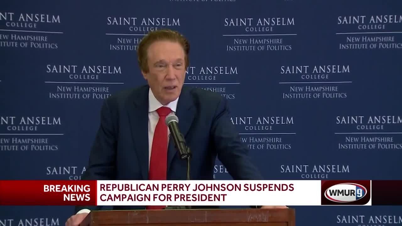 Perry Johnson suspends presidential campaign - YouTube