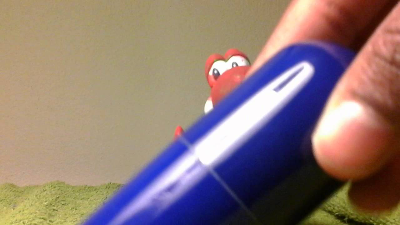 Super smash bros. Amiibo red yoshi custom - YouTube