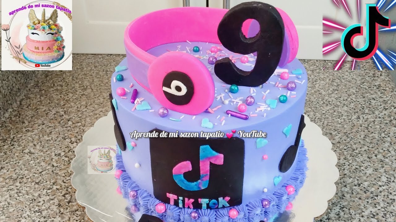 pastel de tik tok , torta de tik tok - YouTube