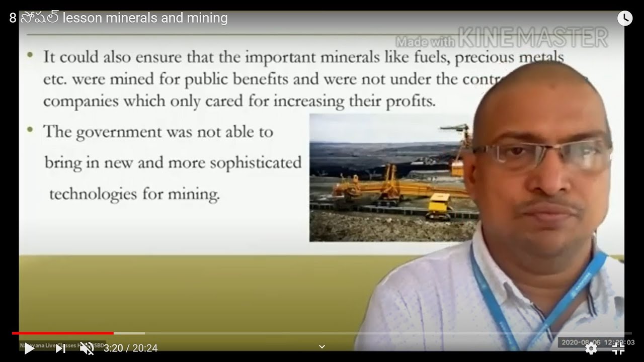 8 సోషల్ lesson minerals and mining - YouTube