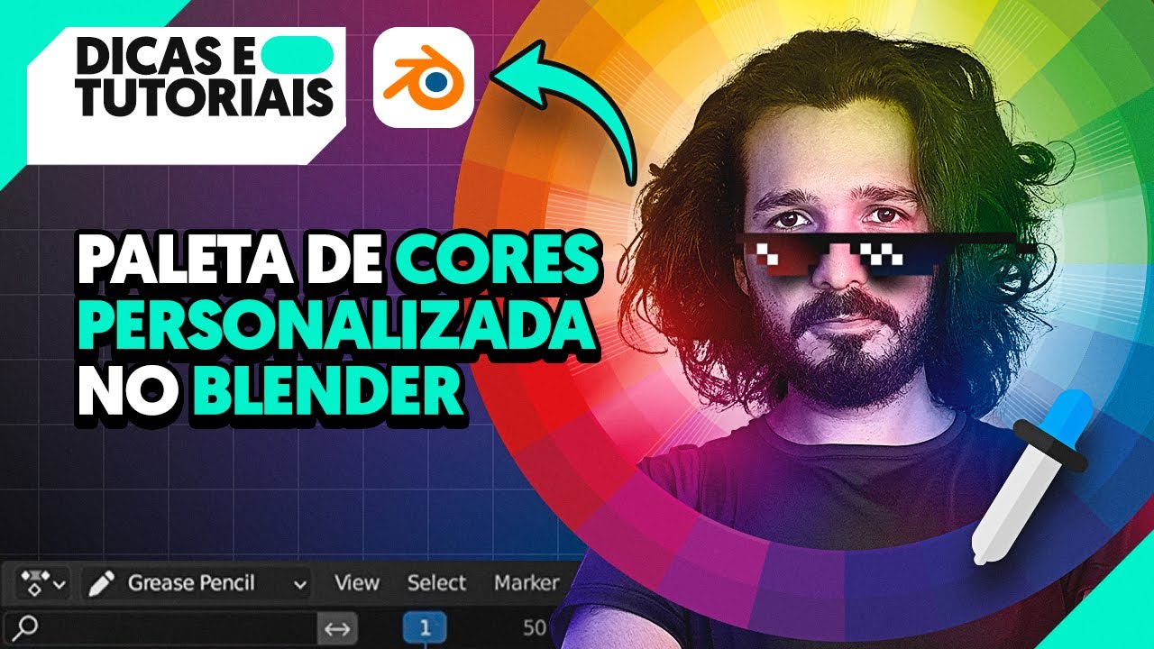 Paleta de cores personalizada no Blender | Grease Pencil: do Básico ao ...