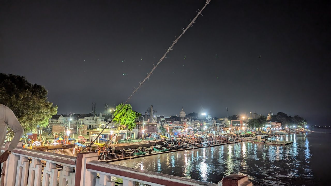 Night View Of Ayodhya Dham Road ️ #ayodhyarammandir #ramtemple #ayodhya ...
