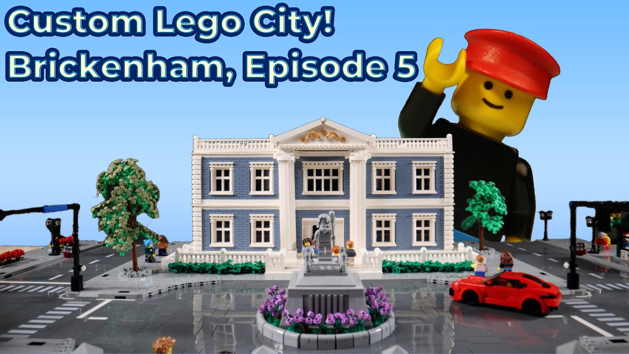 Adding the Museum to My Custom Lego City! Journey to Brickenham ...