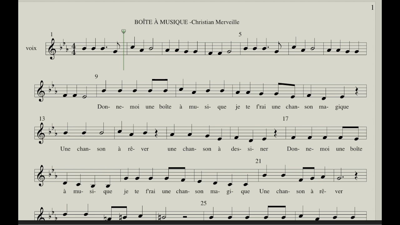Boîte à musique vite Lent - YouTube