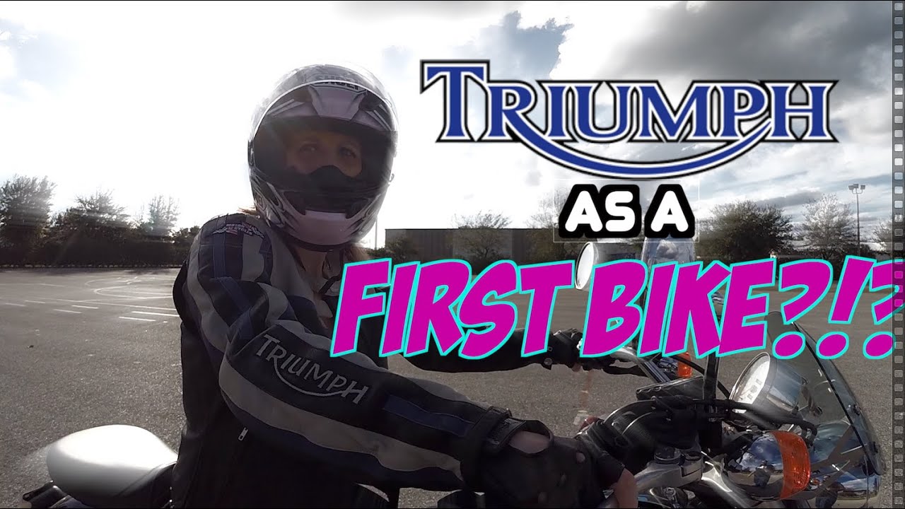 Triumph as a First Motorcycle? - YouTube