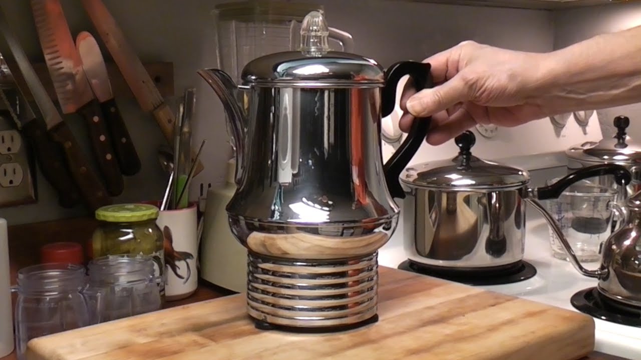 FARBERWARE Percolator Robot from 1950 First Use - Part Two - YouTube