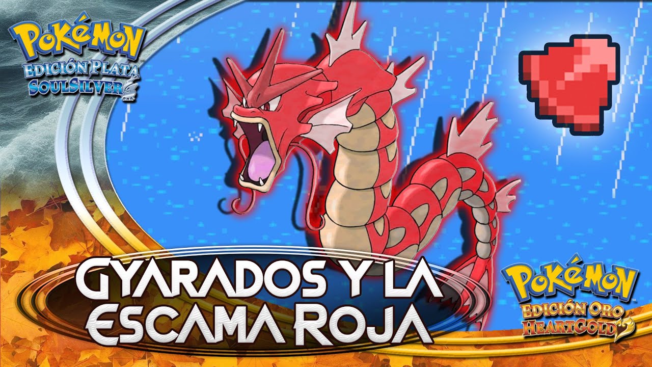 💥 Cómo CONSEGUIR el GYARADOS ROJO y la ESCAMA ROJA en POKÉMON ORO ...