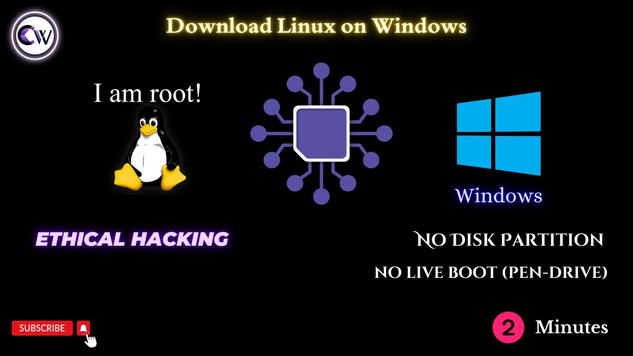 How to download Linux on Window | 3 Ways| No Live boot | No disk ...