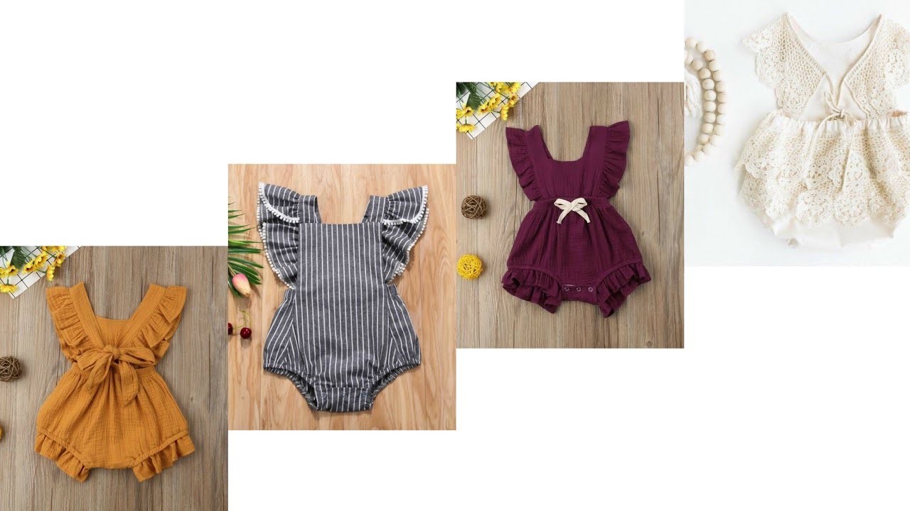 New romper designs // Stylish designs for babies - YouTube