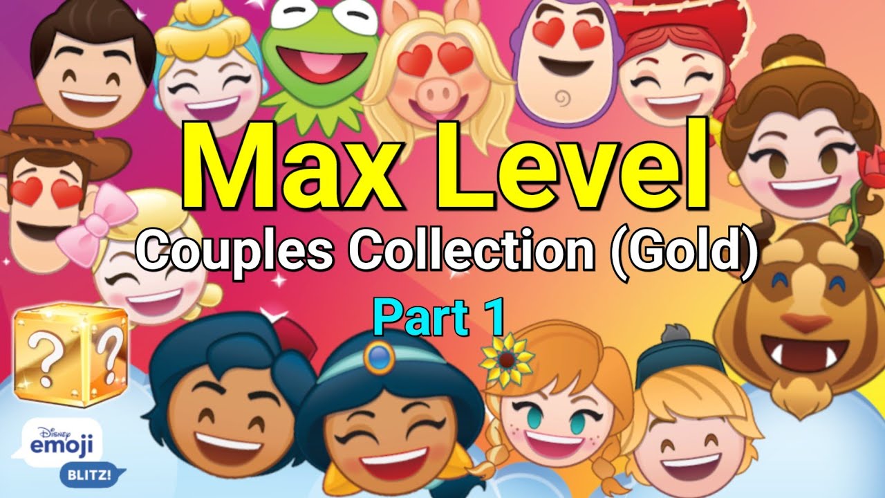 Max Level - Couples Collection (Gold Box Part 1) - Disney Emoji Blitz ...