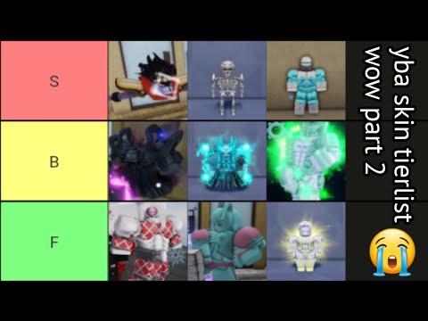 Ranking all YBA skins (Part 2) - YouTube
