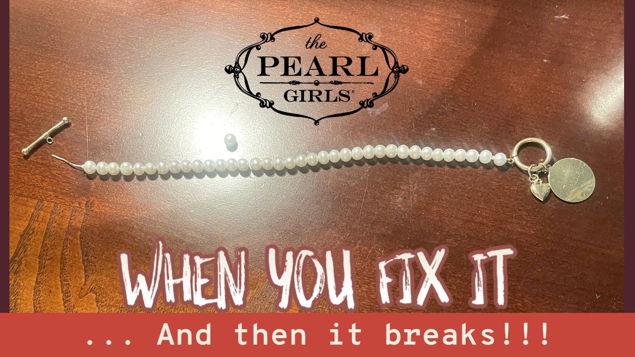 Pearl Jewelry Repair - When you fix it ...and then it breaks! - YouTube