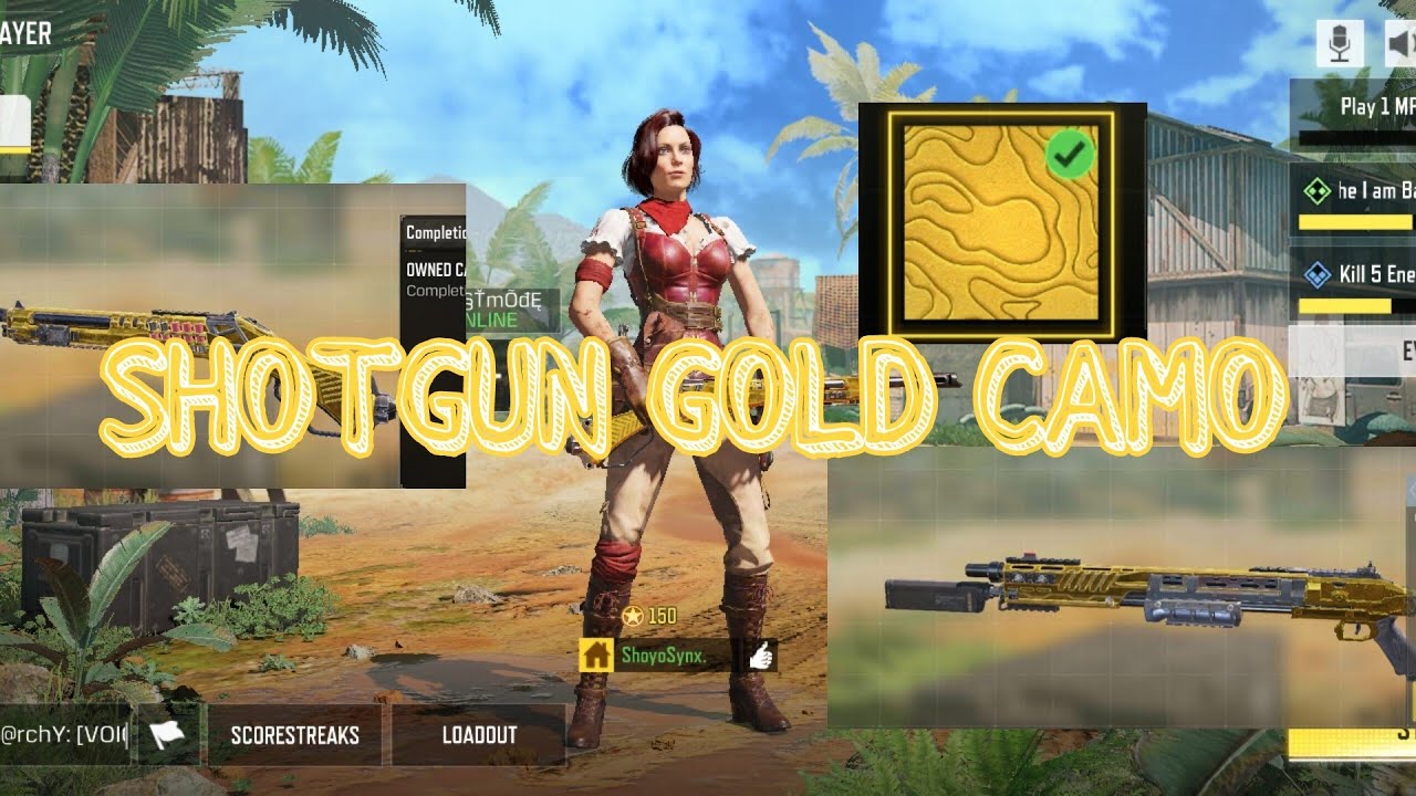 HOW TO UNLOCK SHOTGUN SPLINTER CAMO FOR LONG DISTANCE | CODM TUTORIAL ...