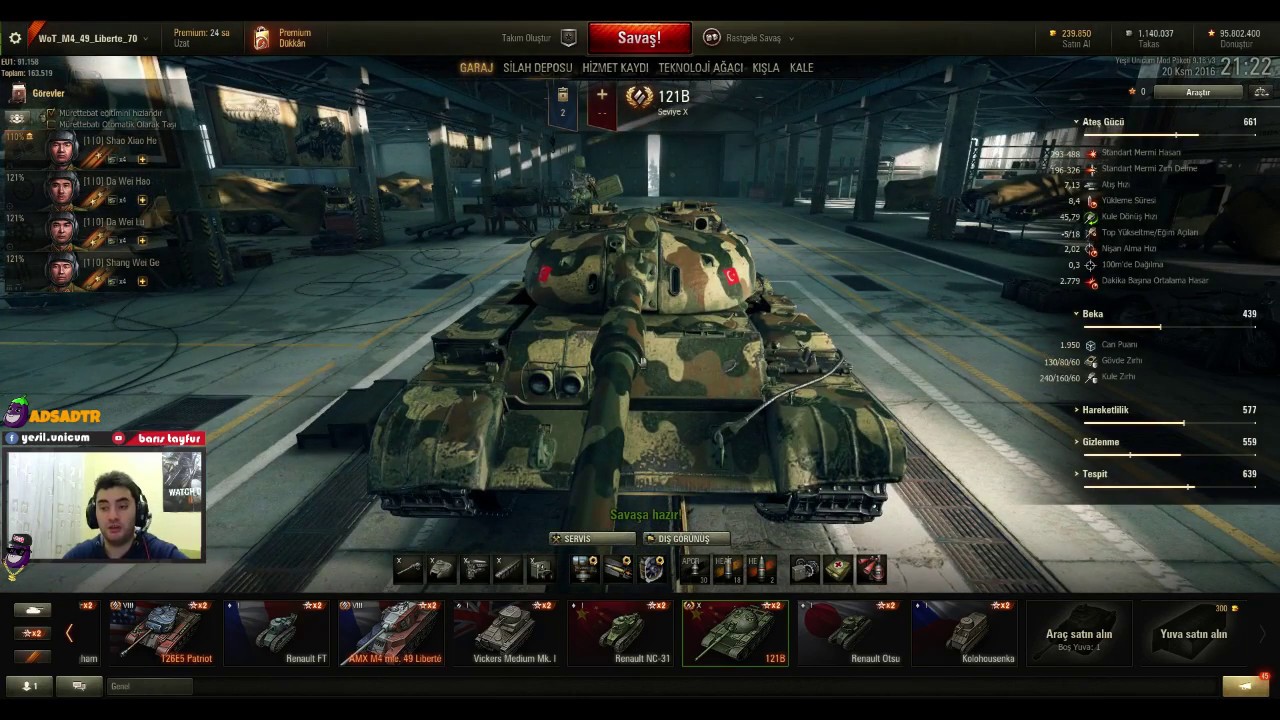 World of Tanks || 121B İncelemesi - YouTube