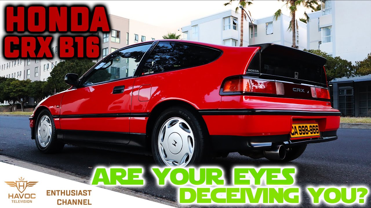 Honda CRX D16A9 | ARE YOUR EYES DECEIVING YOU?? - YouTube