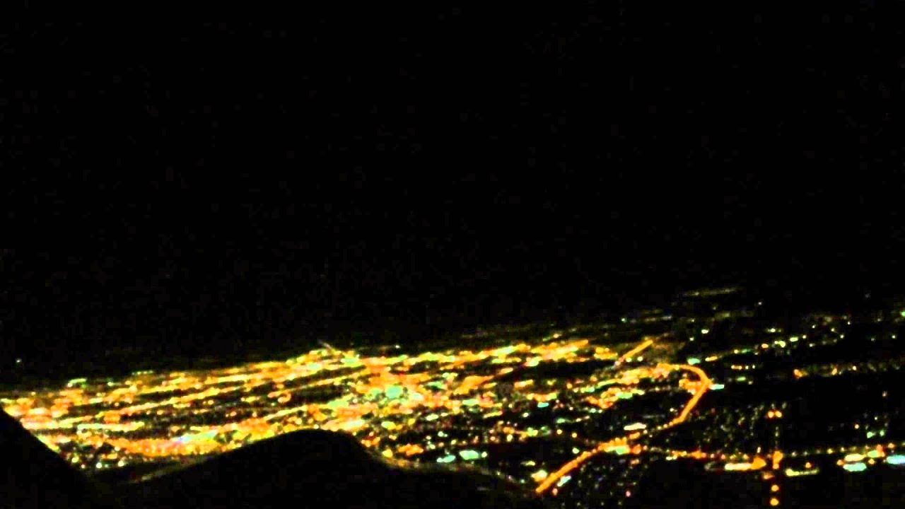 Night Flight Around Lubbock Texas with Distant Storms - YouTube