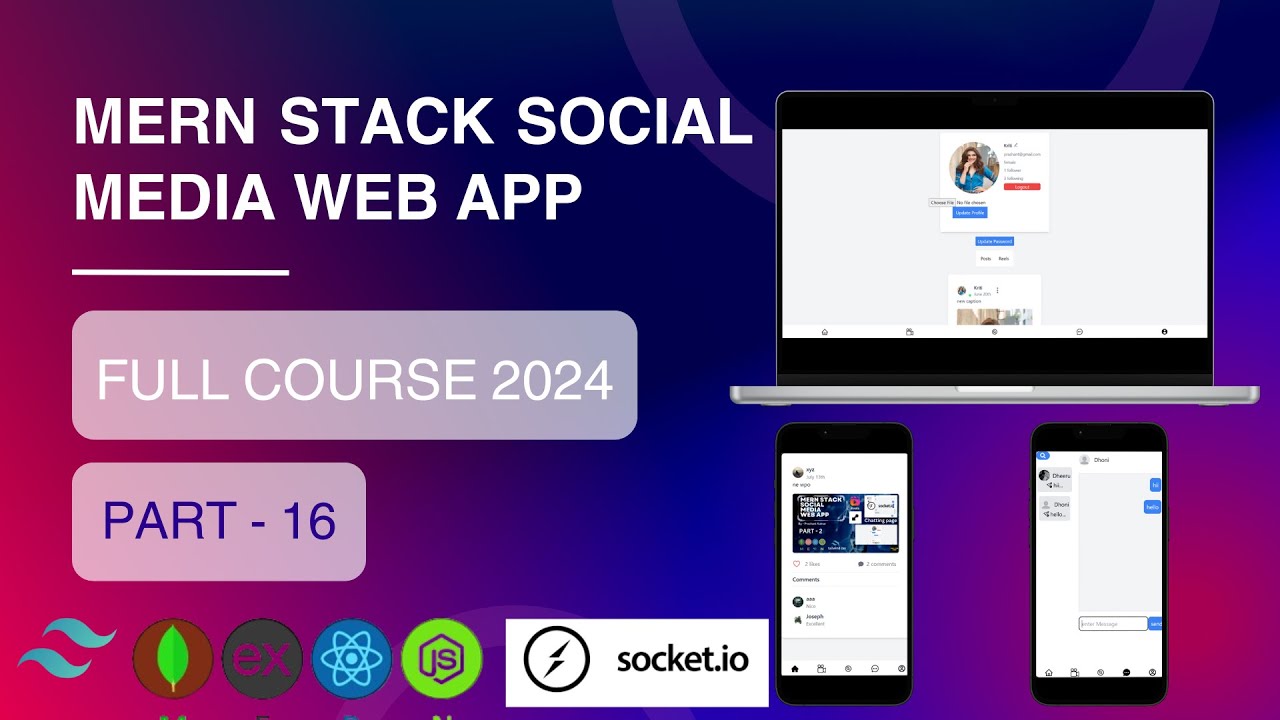 Build a MERN Stack Social Media Platform with Chat Functionality | Part ...