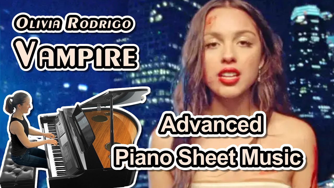 Vampire (Olivia Rodrigo) - Advanced Piano Sheet Music - YouTube