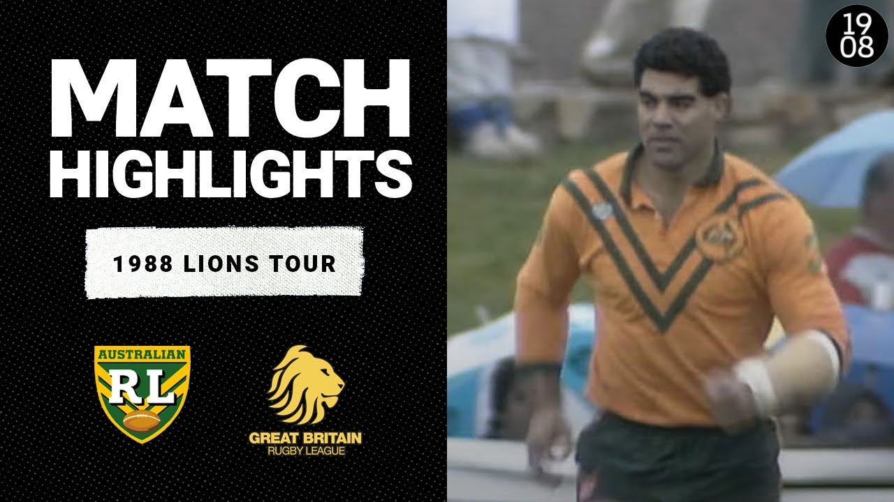 Australian President's XIII v Great Britain | 1988 Lions Tour | Classic ...