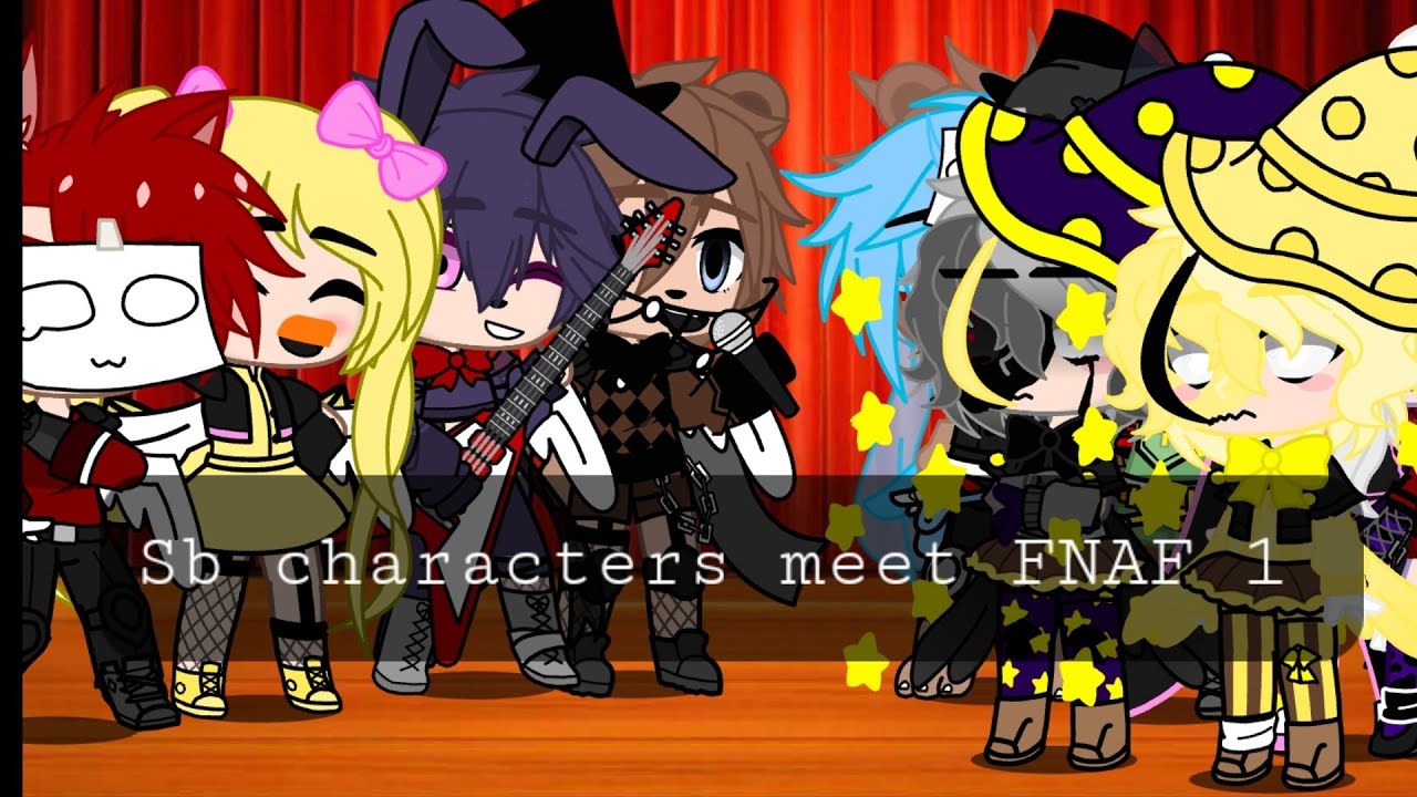 Sb characters meet Fnaf 1•~ [Part 2/2] - YouTube