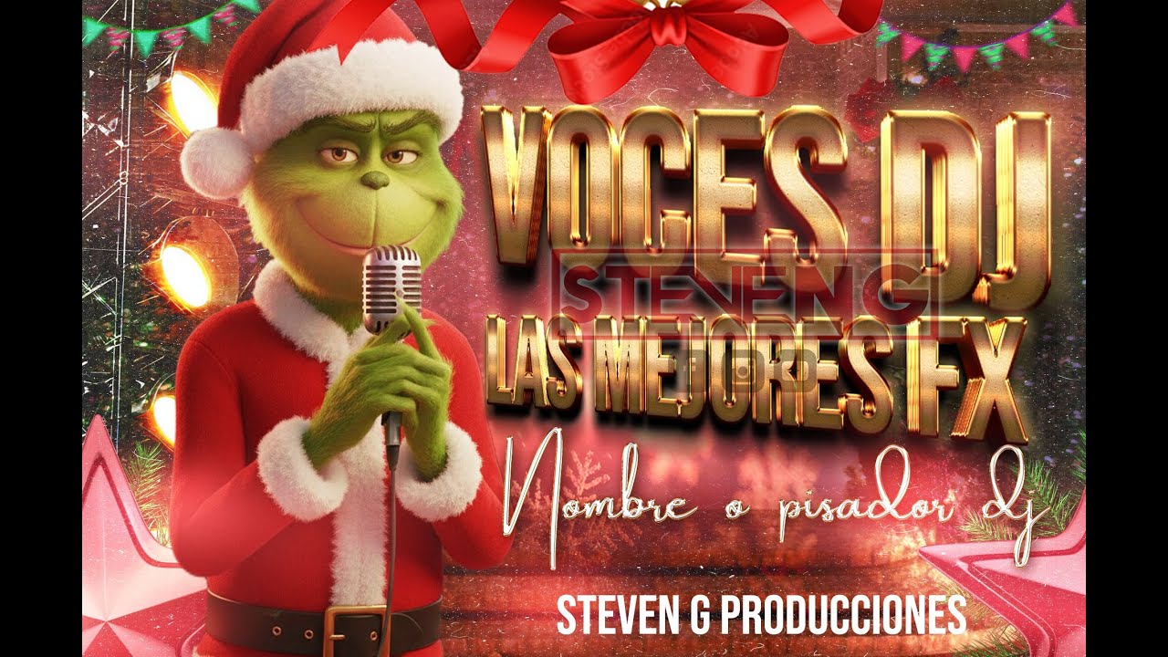 🔥 VOCES DJ NAVIDAD 2025 ️CON FX NAVIDEÑOS PREMIUM 🎅 PACK GRATIS PARA ...
