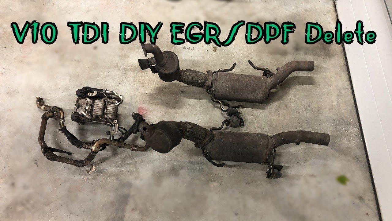 V10 TDI DIY EGR/DPF Removal *Informational/Off-road use only* - YouTube