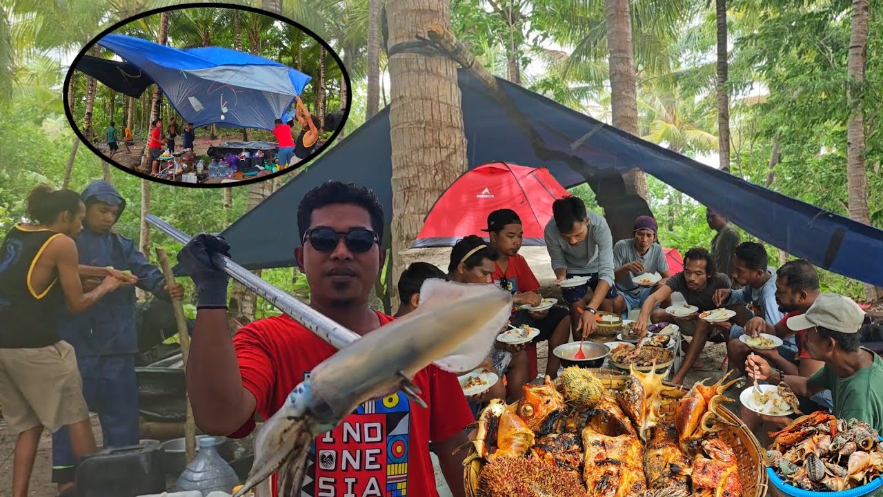 PULAU ANGKER Bertahan Hidup dalam kondisi HUJAN DAN BADAI #part8 - YouTube