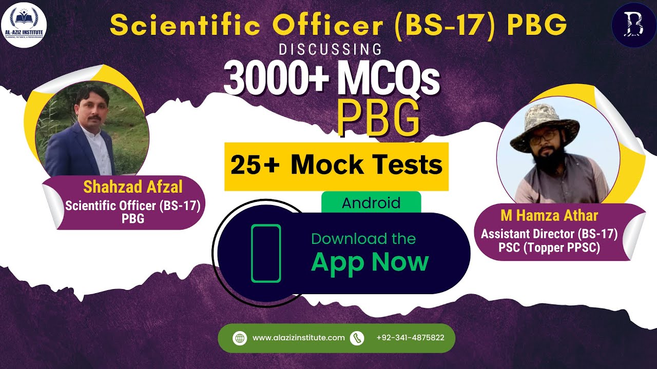 Scientific Officer Plant Breeding & Genetics (PBG): 3000+ Solved MCQs ...