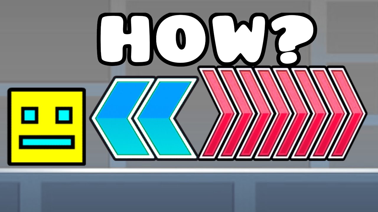How To Make CUSTOM SPEED Portals in GEOMETRY DASH! - YouTube