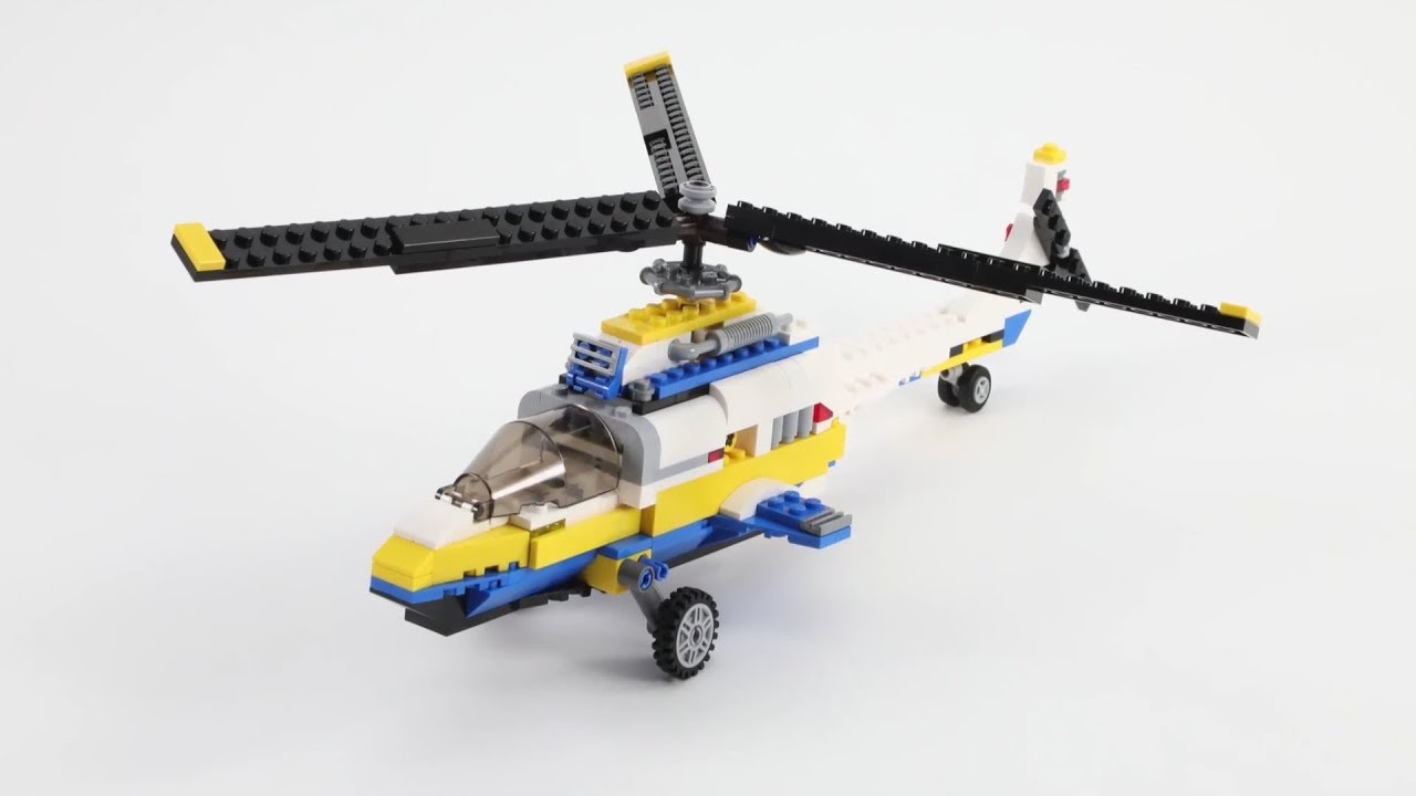 Lego Creator 31011 Aviation Adventures Helicopter - MengBrick Build ...