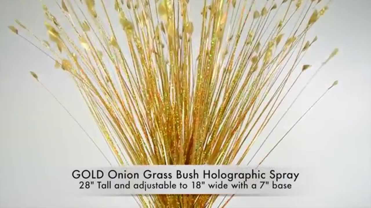 Metallic Onion Grass Spray