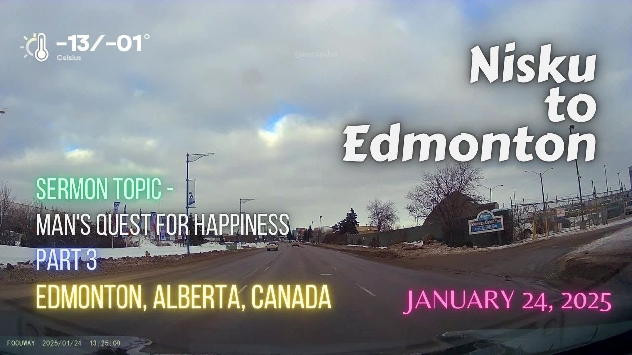 Nisku to Edmonton, Alberta, Canada. #driving #drivecanada # ...