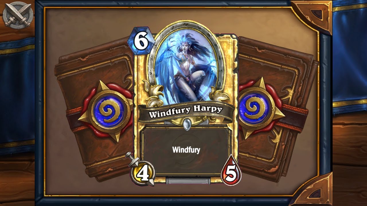 Hearthstone - Card Sounds | Classic - Windfury Harpy - YouTube