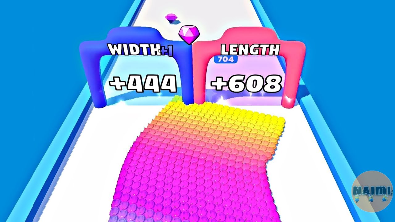 Canvas Run Game ALL LEVELS! Walkthrough Gameplay Naimi satisfying - YouTube