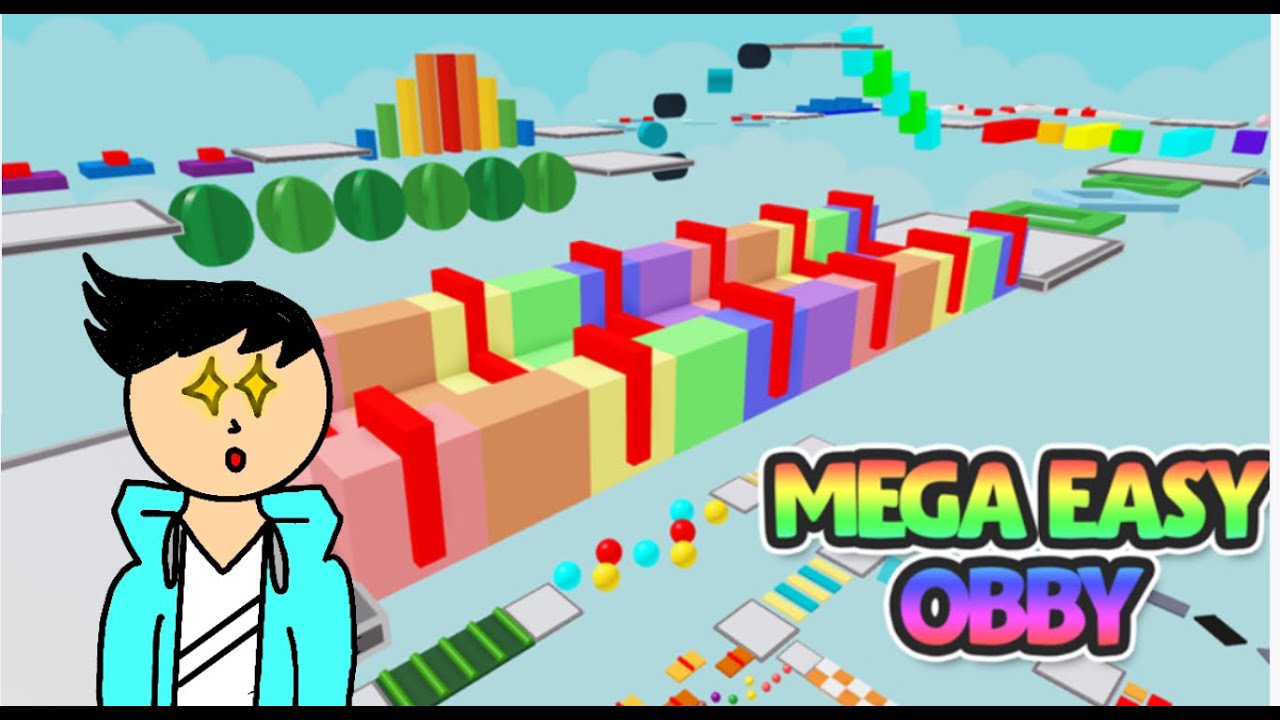 Mega easy obby Part 1 - YouTube