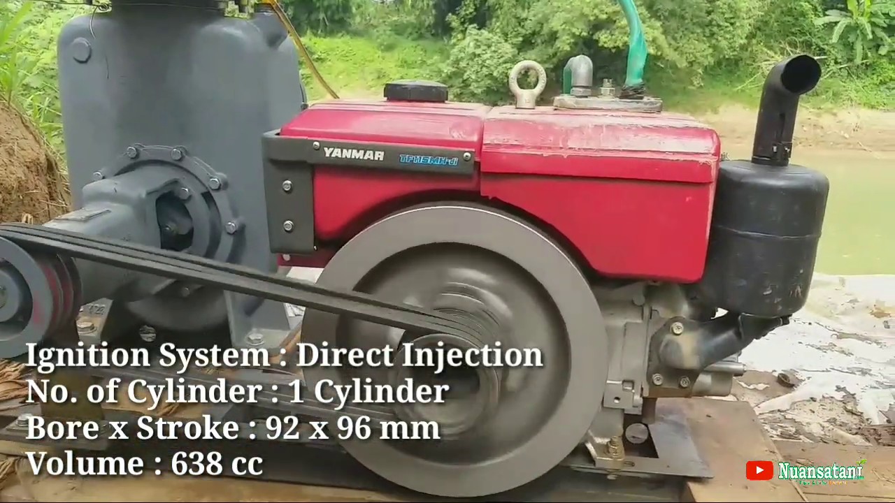 Pompa Air Ebara Pump 6 Inch | Diesel Yanmar TF 115MH - DI - YouTube