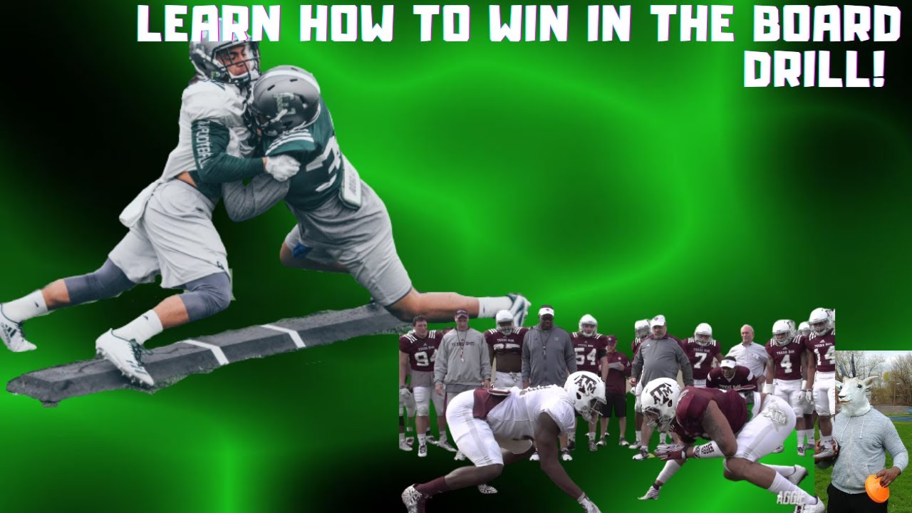 HOW TO WIN IN THE BOARD DRILL| FOOTBALL FILM STUDY - YouTube