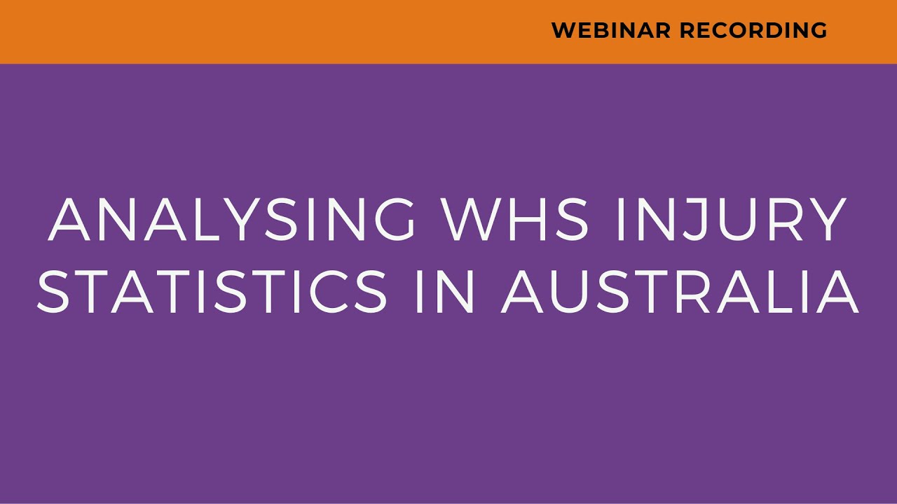 Analysing WHS Injury Statistics in Australia - YouTube