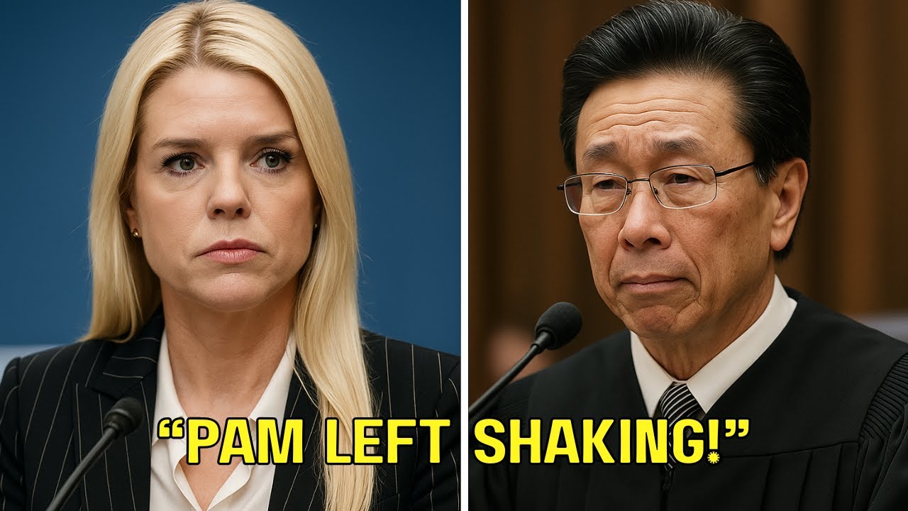 Pam Bondi SCREAMS at Judge Edward Chen — His Calm - YouTube