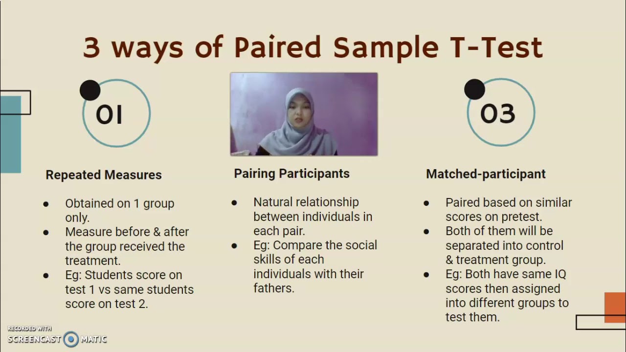 T Test for Means (Part 2) - YouTube