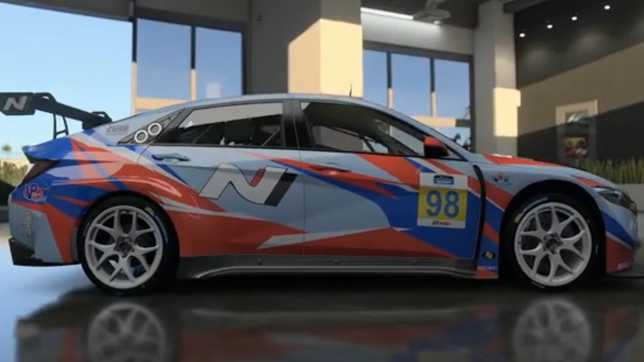 FORZA MOTOR SPORT 5 LAPS AT SUNSET PENINSULA RACEWAY HYUNDAI ELANTRA N ...