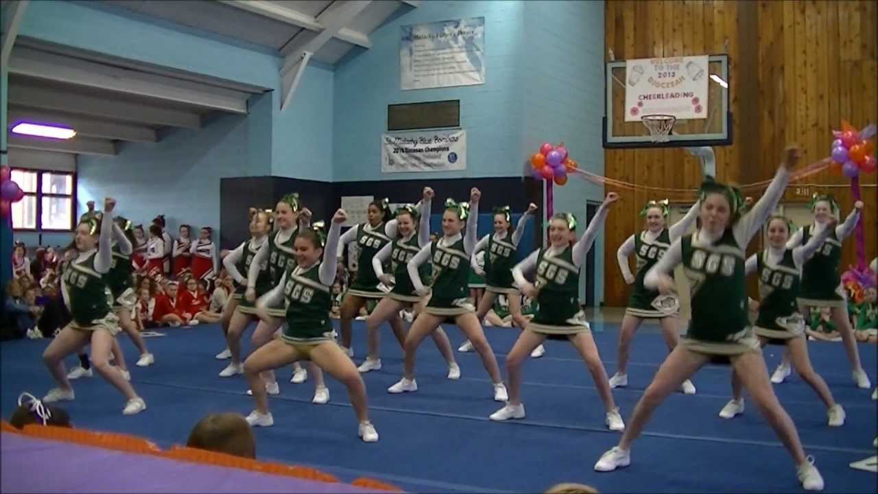 St. Gabriel Gators -- 2013 Varsity Diocesan Cheer - YouTube