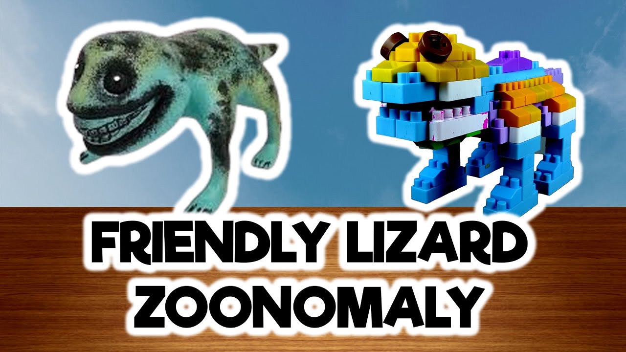 Cara Membuat Friendly Lizard Zoonomaly Dari Balok Susun - YouTube