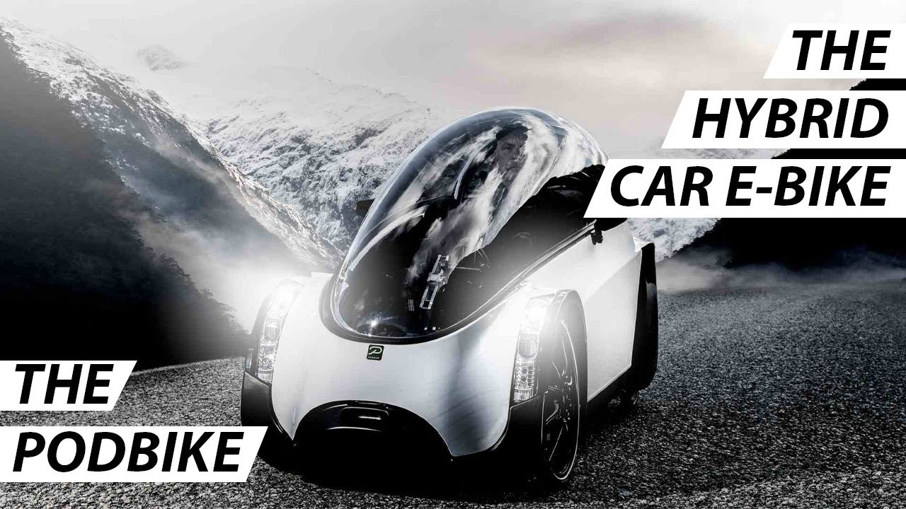 Podbike Is An E-Bike-Car Hybrid That Works Like A Bicycle With The ...
