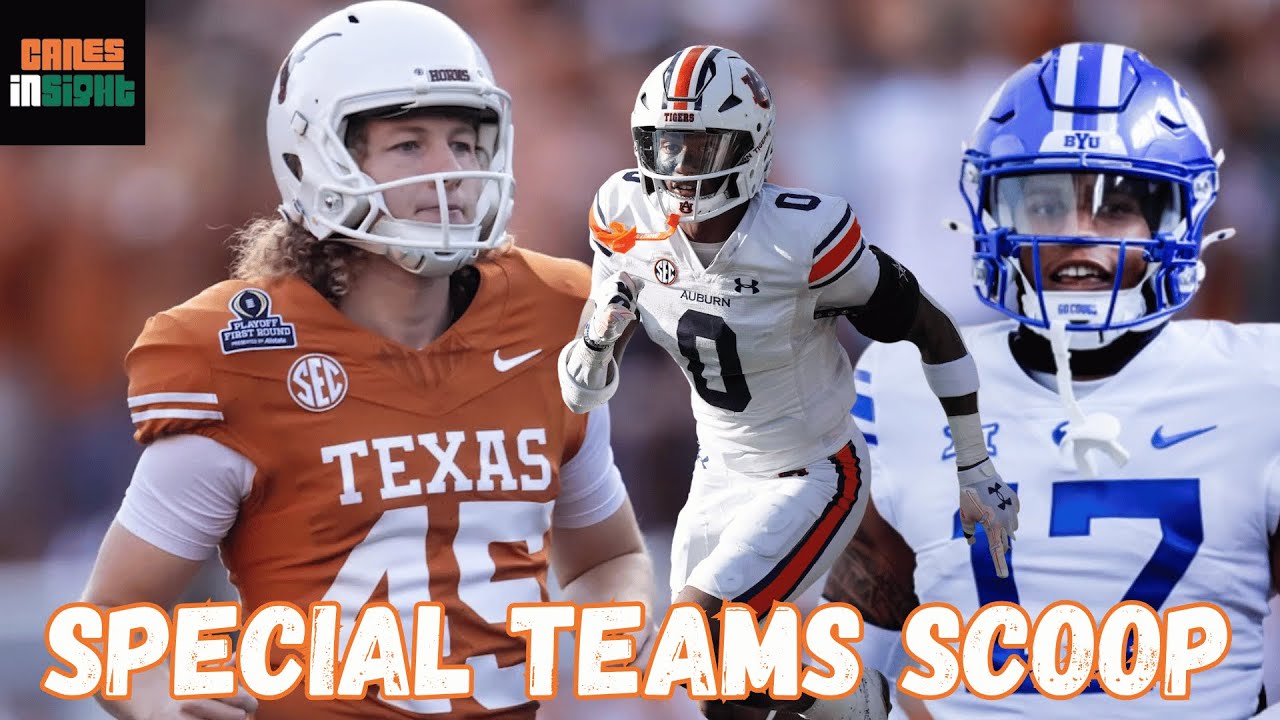 The INSIDE SCOOP on Miami's new look Special Teams unit | ST ...