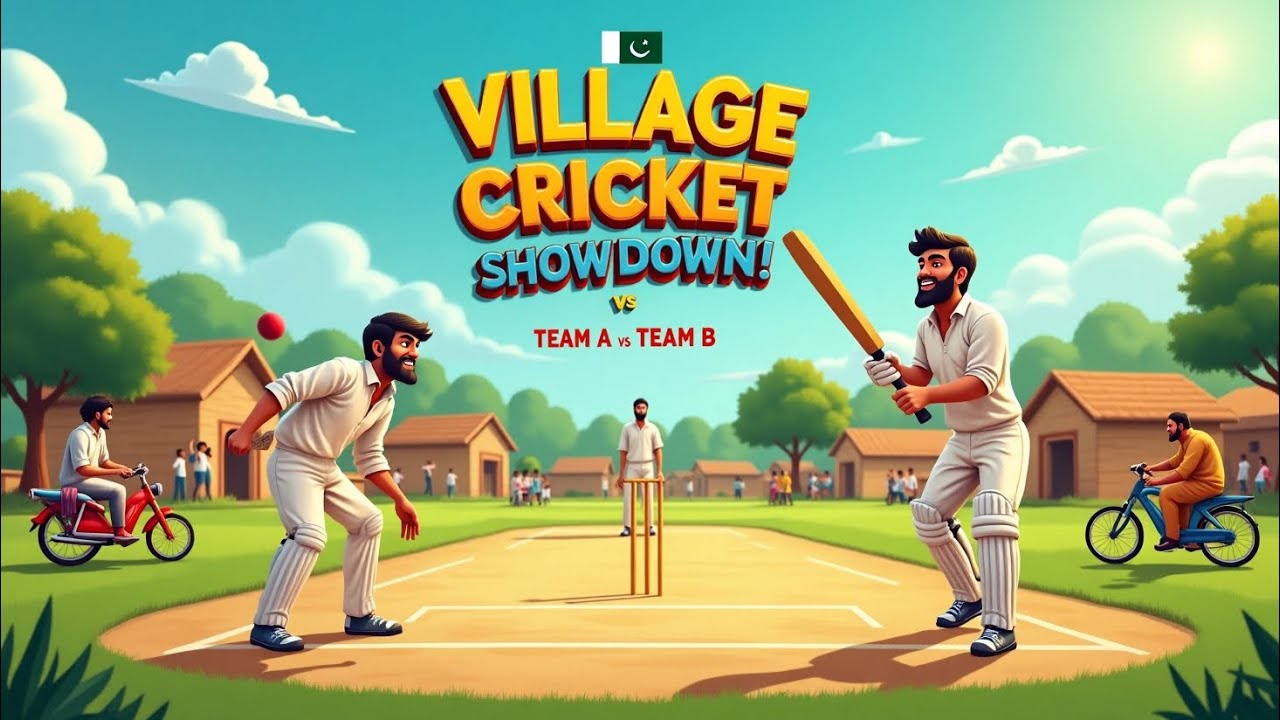 Village Cricket Battle in Pakistan 🇵🇰 | Team A vs Team B | Full Match ...