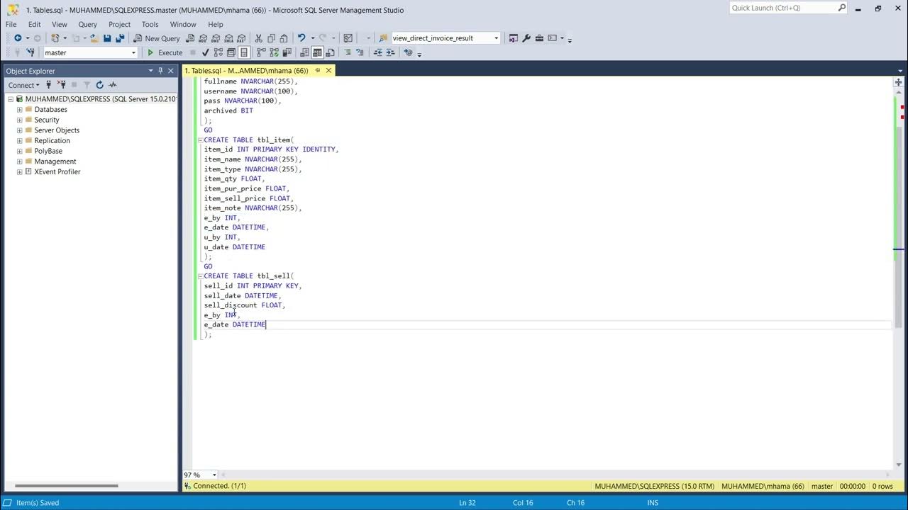 Part 1 - Creating Database - YouTube