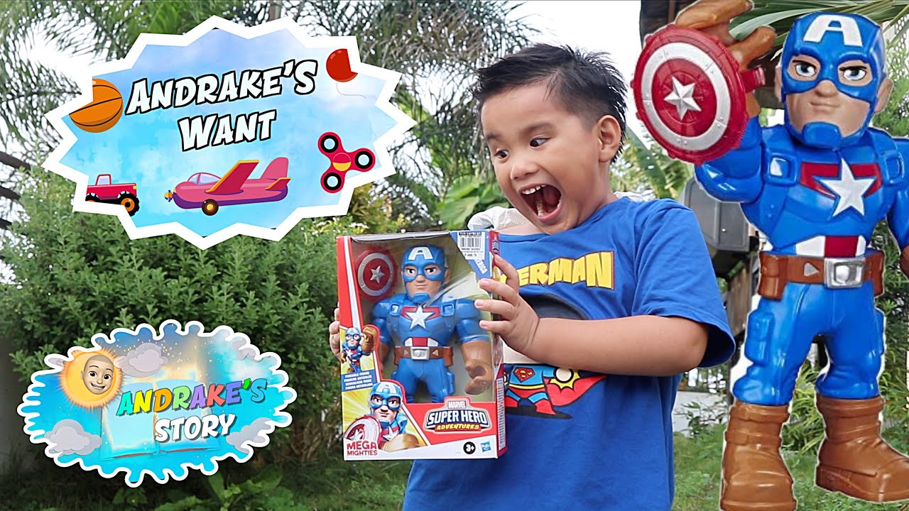 ANDRAKES WANT CAPTAIN AMERICA TOY | ANDRAKE STORY - YouTube