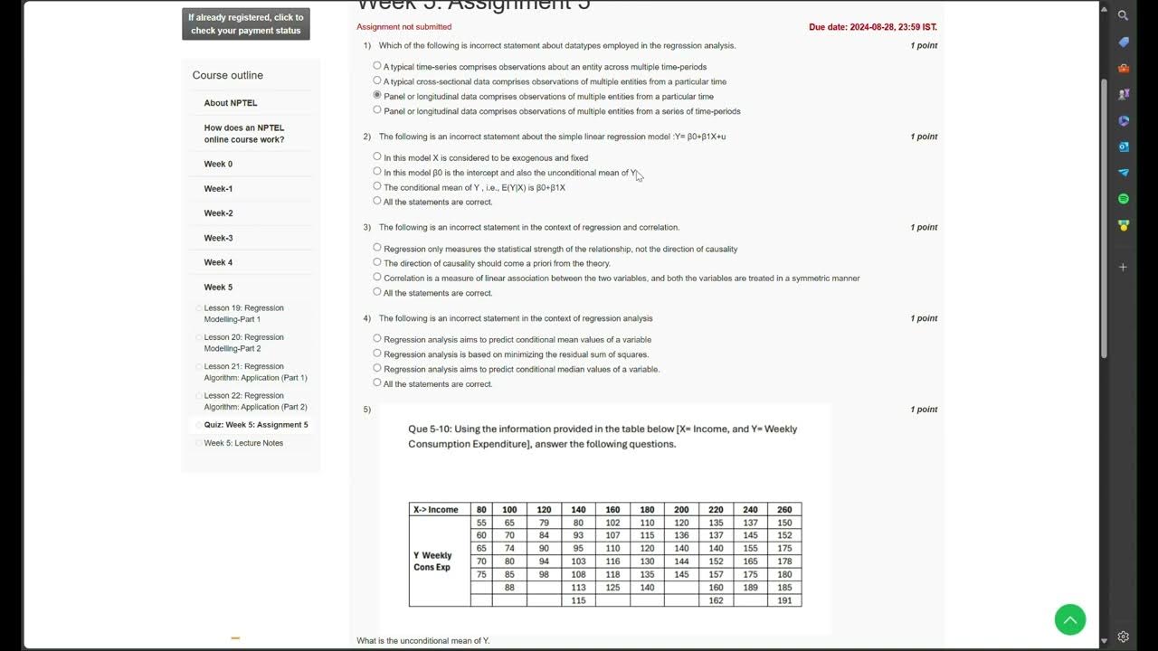 Nptel Advanced R Programming For Data Analytics In Business Week 5 Solution August 2024 Iit
