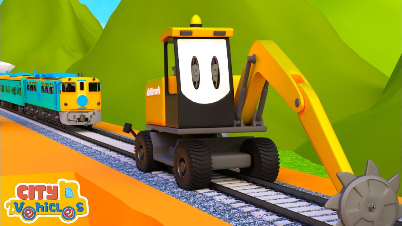 Construction Vehicles — crane, excavator, saw machine, cement truck fix ...